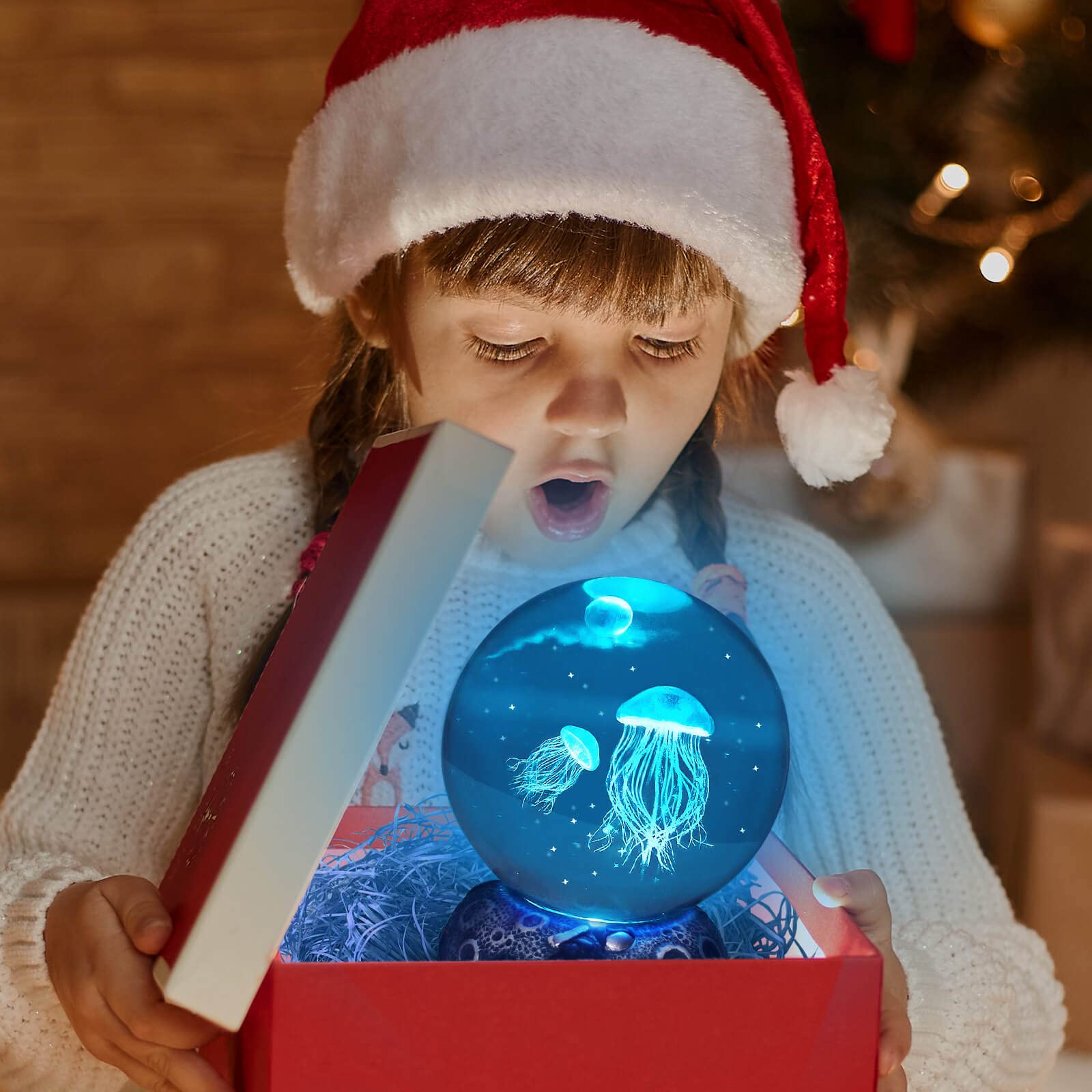 Jellyfish Snow Globes