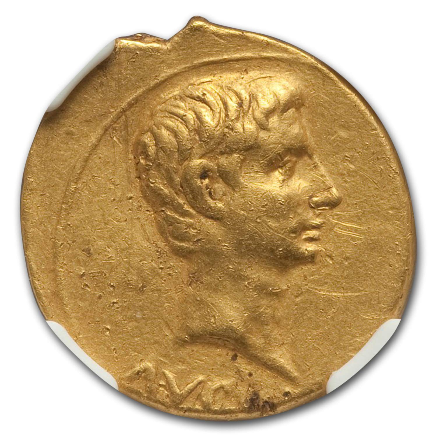 27 IT Roman Empire Gold Aureus Augustus (27 BC- 14 AD) XF NGC Gold ...