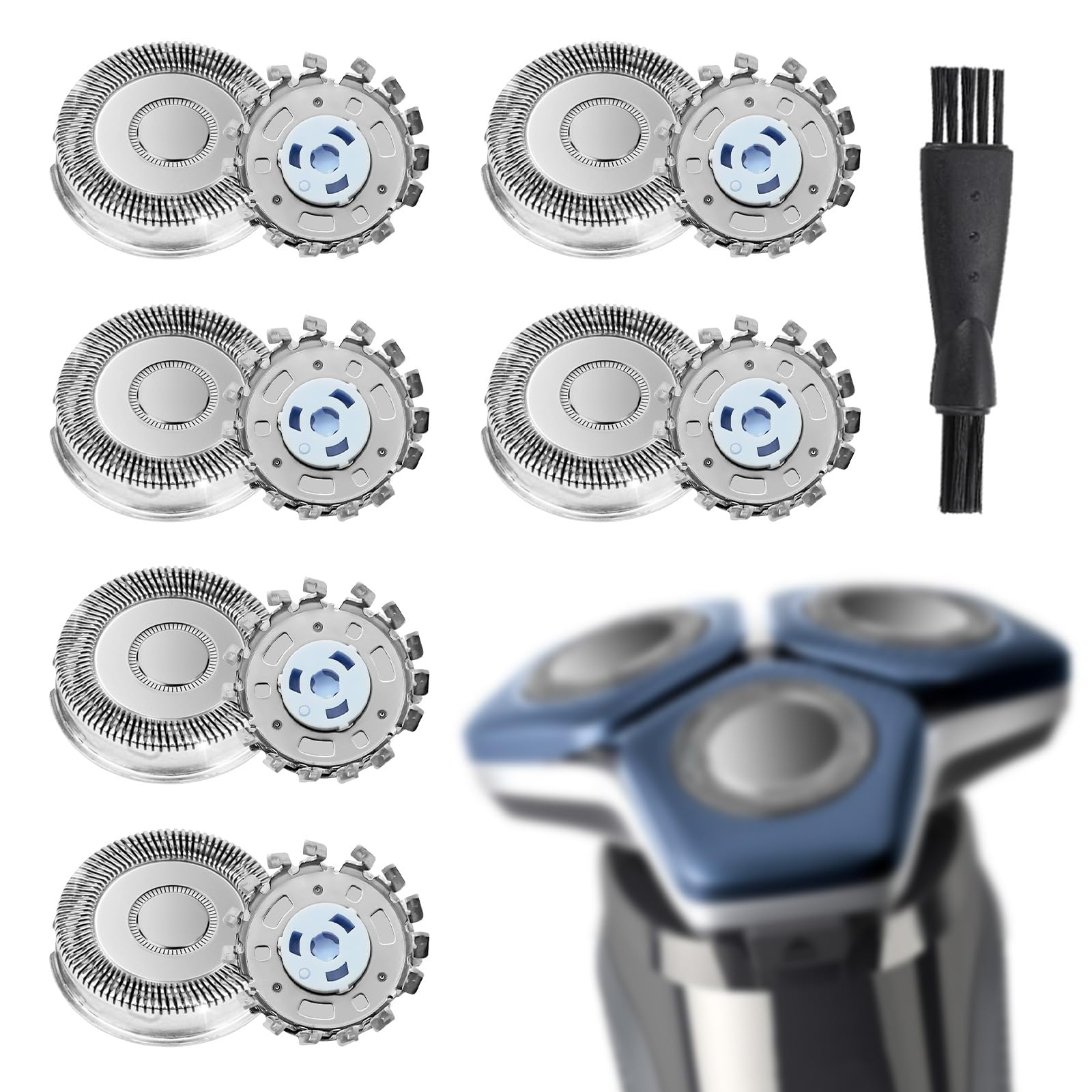 Amazon.com: 6 Pack SH71 Replacement Shaver Heads Compatible with Ph ...