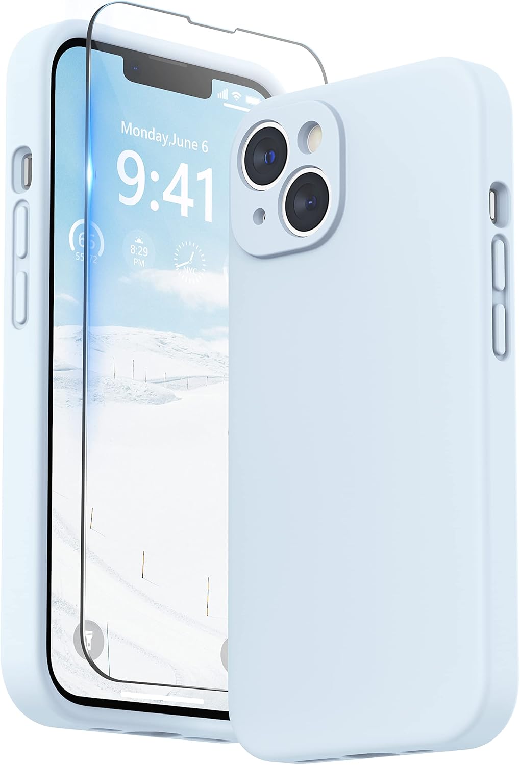 Amazon.com: SURPHY Designed for iPhone 14 Plus Case with Screen ...