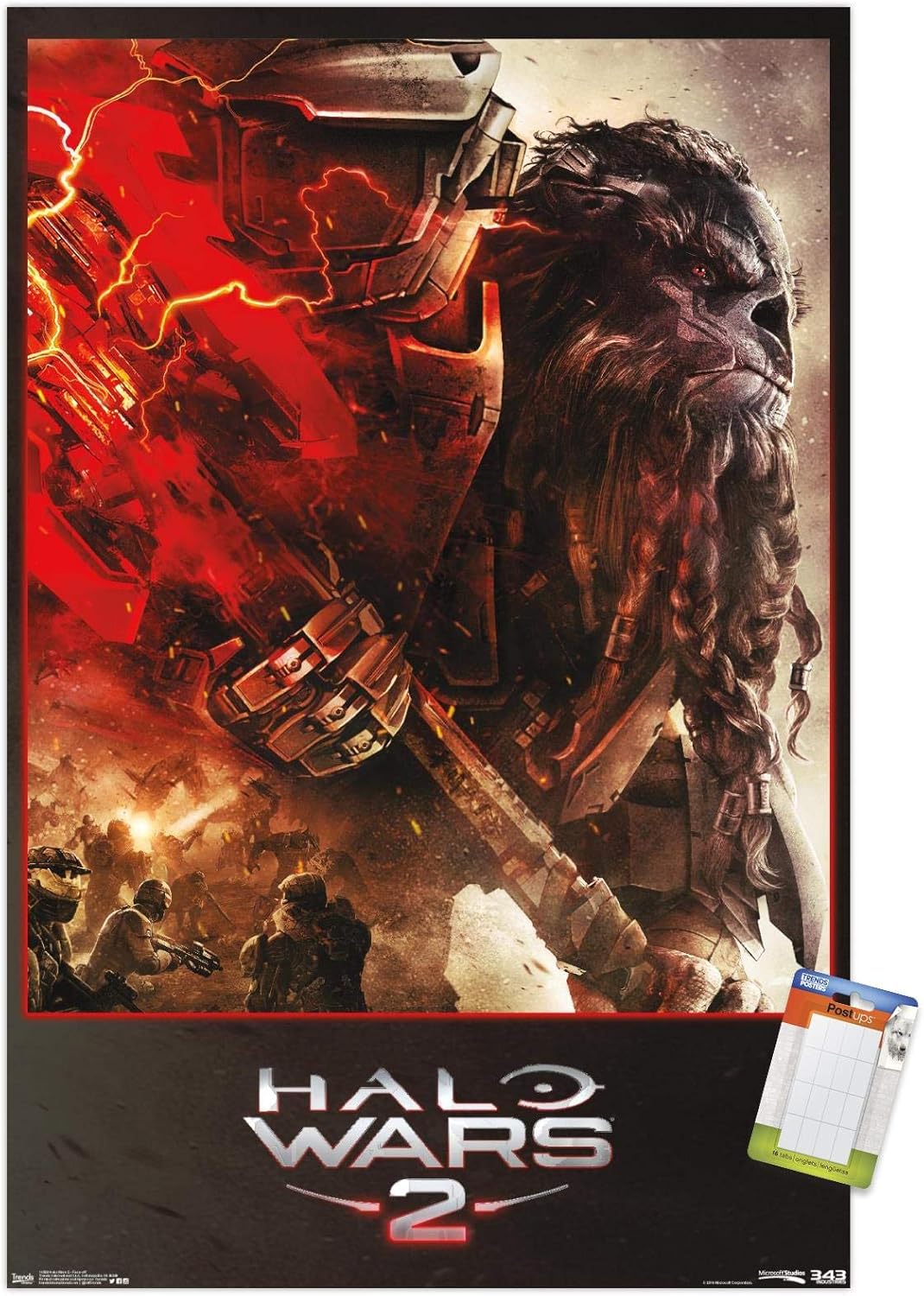 Amazon.com: Trends International Halo: Halo Wars 2 - Face-Off Wall ...