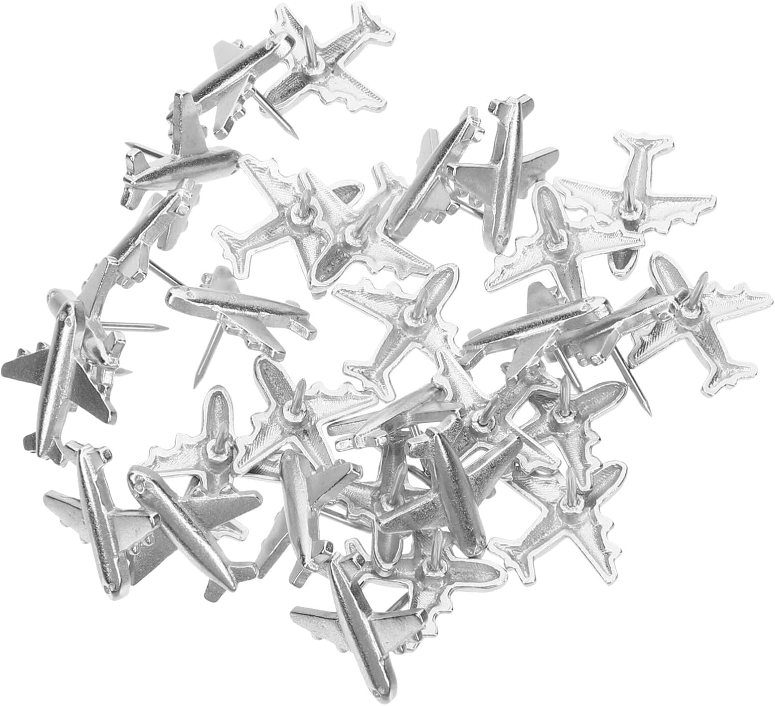 Amazon.com: Airplane Push Pins, 15pc Set, Antique Silver : Office Products