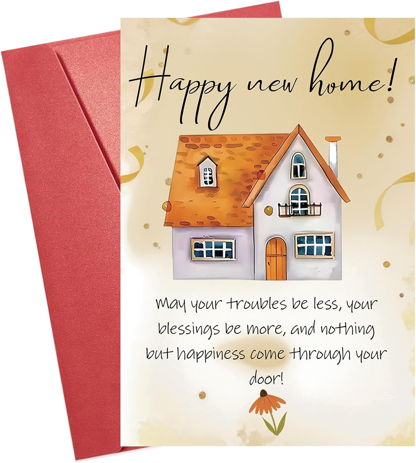 Funny New Home Card with Envelope, Happy New House Cards House Warming ...