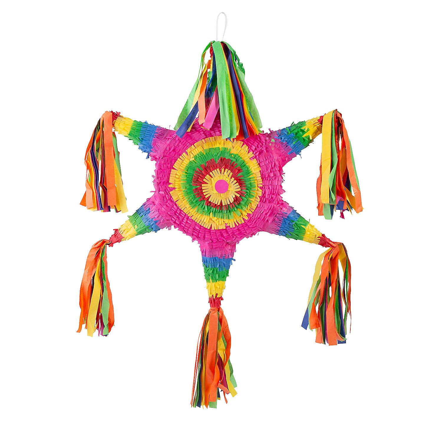 Amazon.com: 6 Pointed Star Pinata for Cinco de Mayo - Party Decor ...
