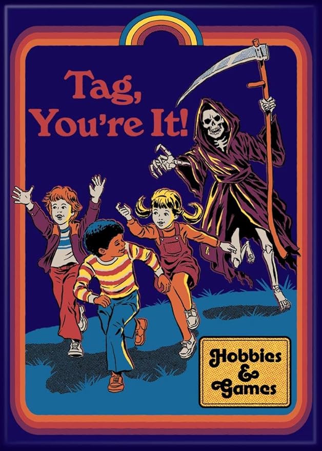 Amazon.com: Ata-Boy Steven Rhodes Tag You're It 2.5" X 3.5" Magnet for ...