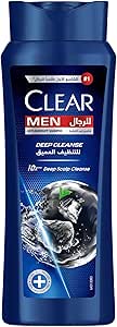 CLEAR Shampoo for men, anti dandruff shampoo, Deep Cleanse, 10x** deep ...