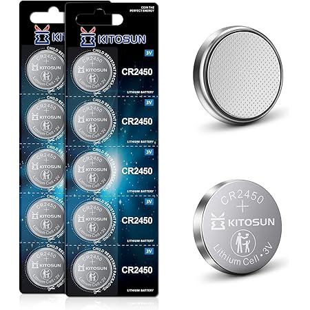 Amazon.com: CR2450 Batteries 3V Lithium Cell - 20Pcs 3 Volt 2450 Coin ...