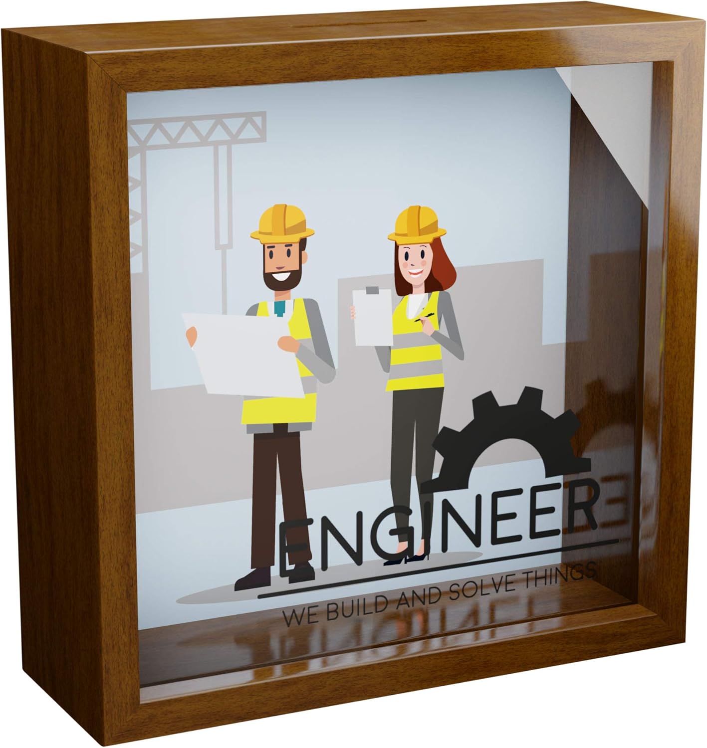 Made With Tone, Engineer Gifts | 6x6x2 Memorabilia Shadow Box with ...