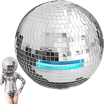 Amazon.com: Reflective Mirror Ball Helmet,Sparkling Disco Ball Helmet ...