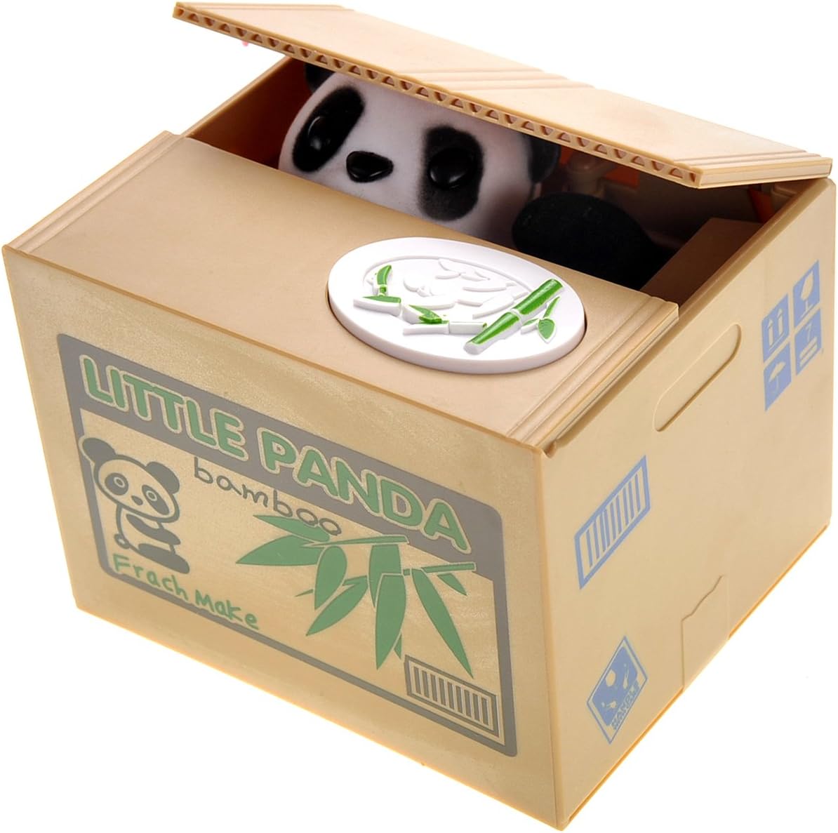 Amazon.com: PowerTRC Cute Panda Box Coin Bank Piggy Bank | Toy Gifts ...