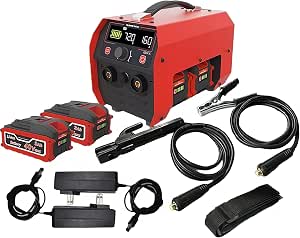 Battery Powered Portable Welding Machine, MMA MIG 160A Cordless Welder ...