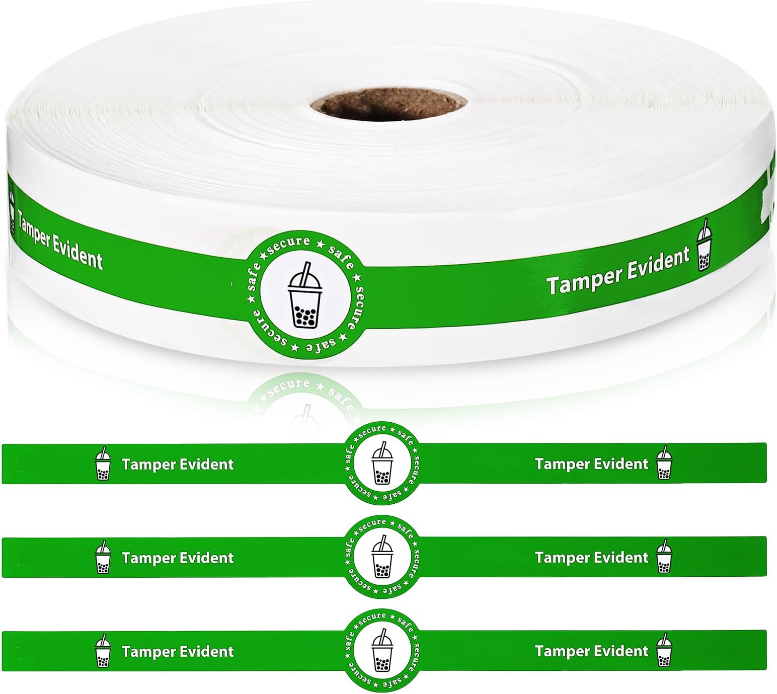 Amazon.com: Safe Secure Tamper Evident Seals Stickers for Drink Lids 1 ...