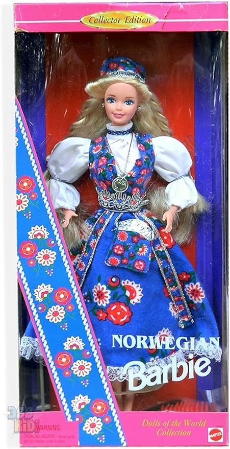 Amazon.com: Norwegian Barbie Dolls of the World Collection