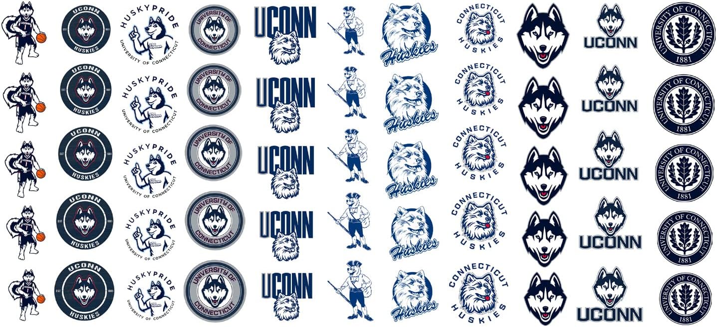 Amazon.com: Sports Team for UConn College Waterslide Nail Art Decals ...