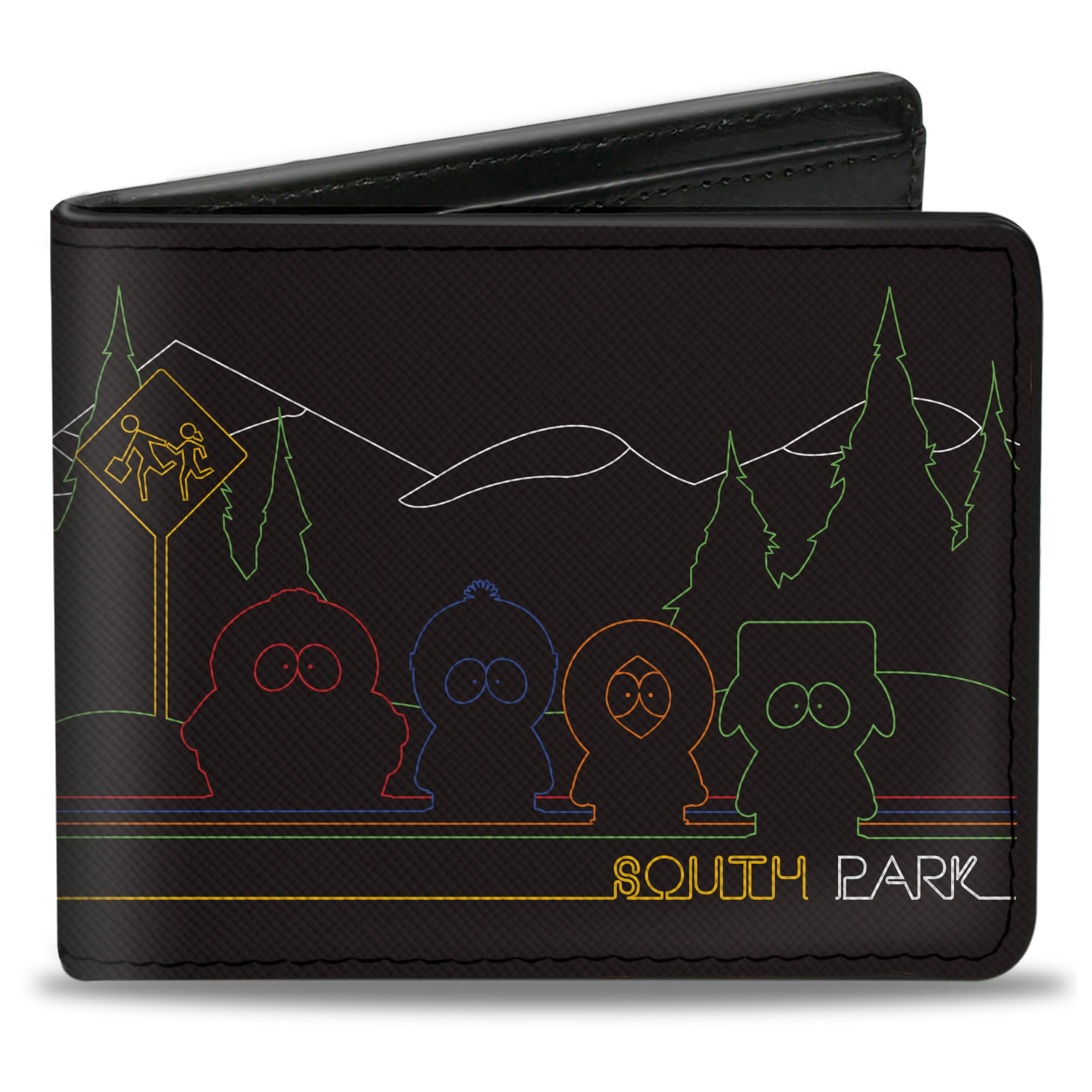 Amazon.com: Comedy Central Wallet, Bifold, South Park Boys at Bus Line ...