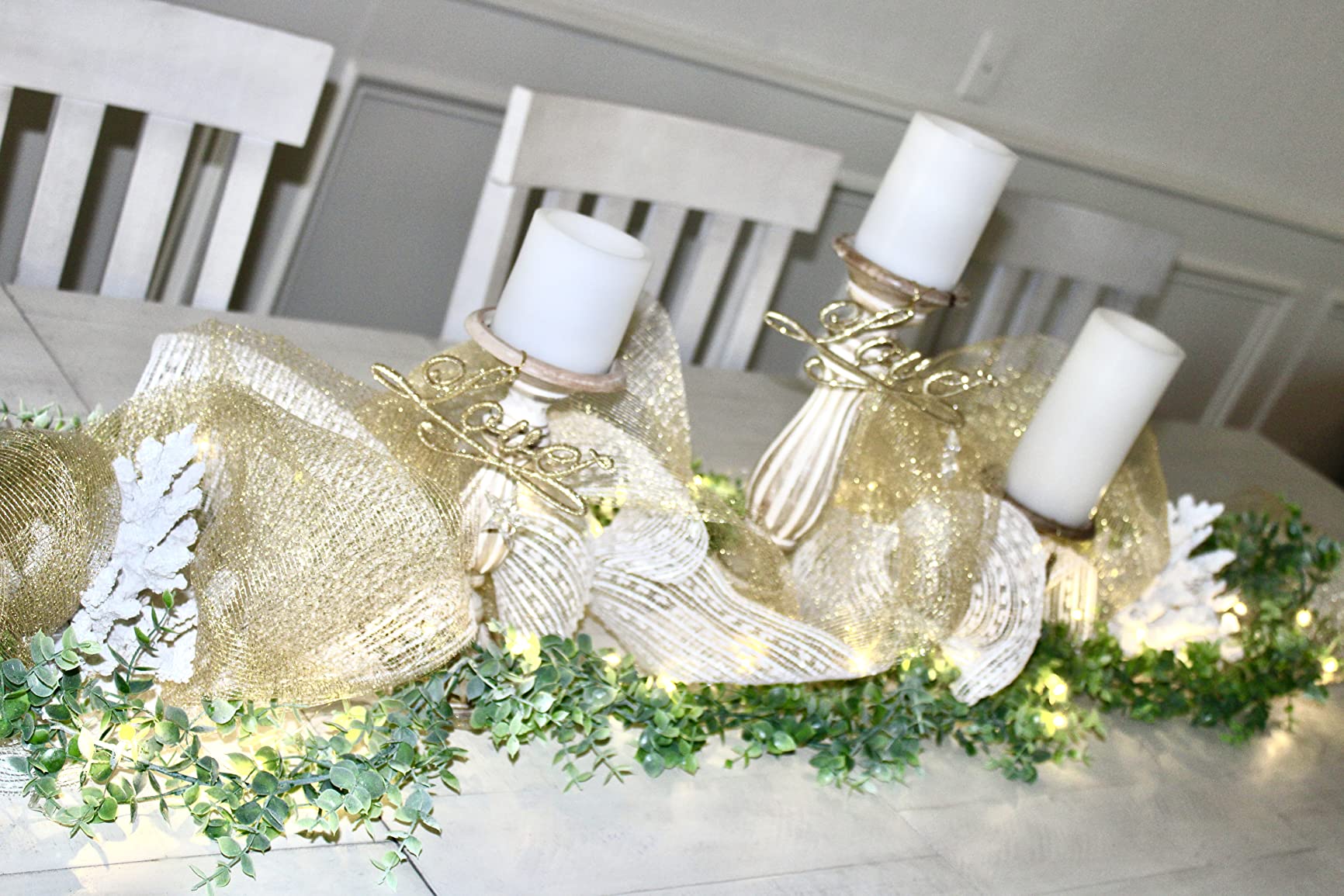 $4/mo - Finance Artflower 3 Pack Artificial Eucalyptus Garland, 6Ft/pcs ...