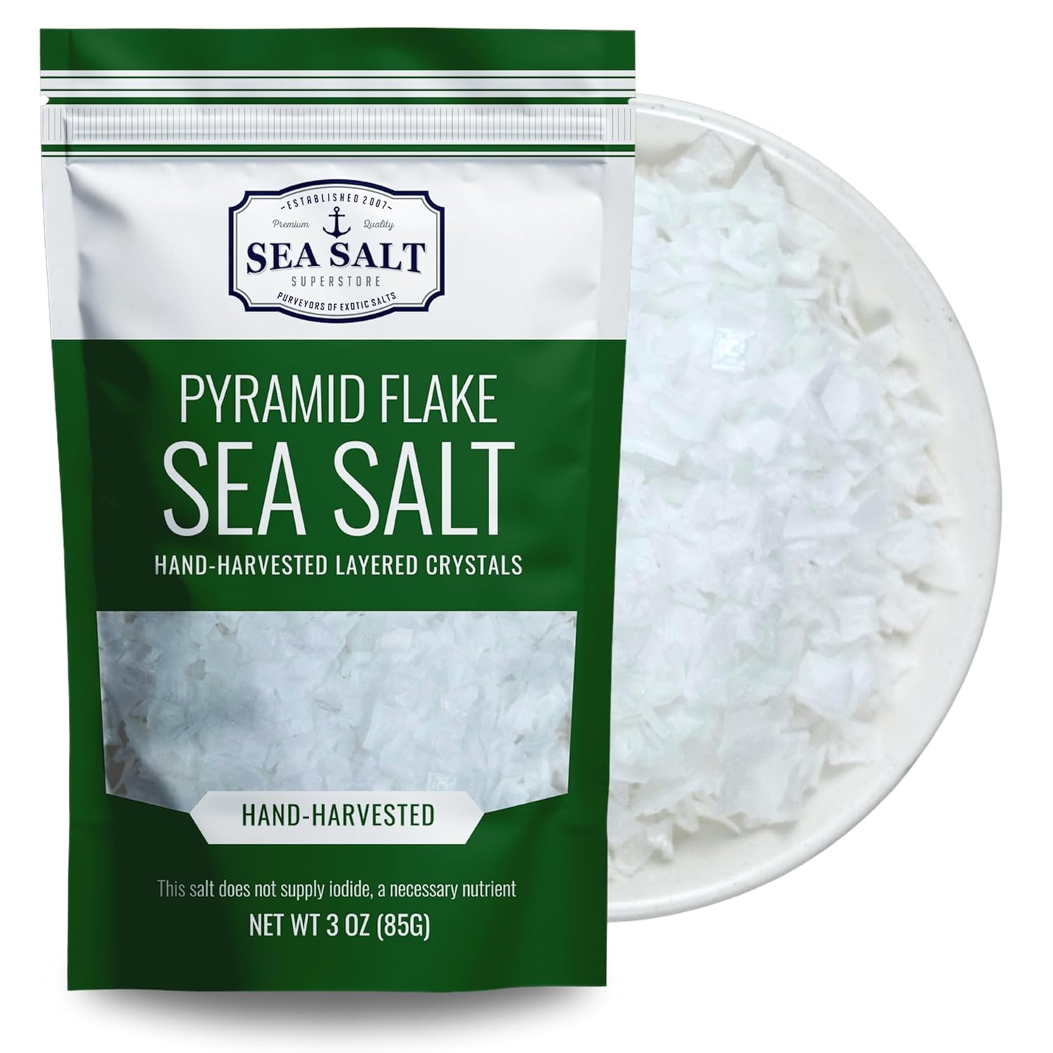 Amazon.com : Flaky Sea Salt, Pyramid Flake Finishing, Gourmet Steak ...