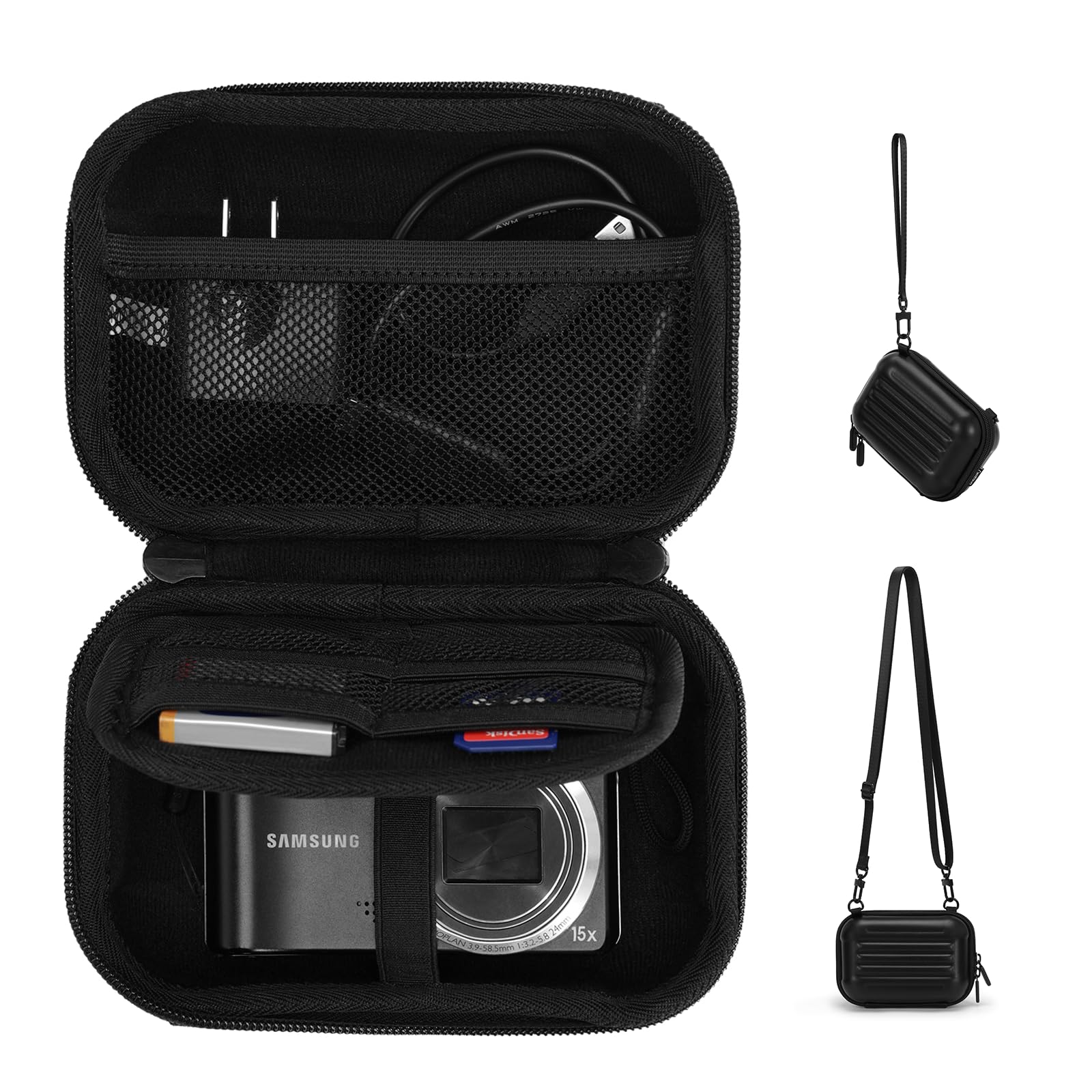 Amazon.com : Cwatcun Digital Camera Case, Waterproof Hardshell Digital ...