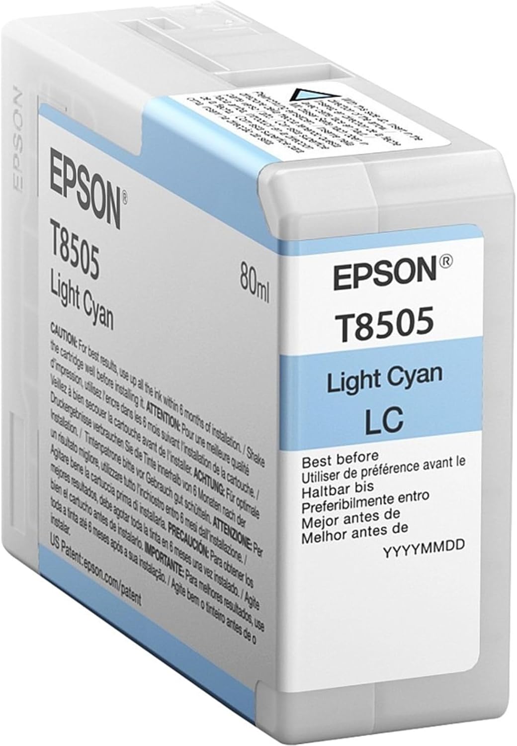 Amazon.com: Epson T850500 T850 UltraChrome HD Light Cyan -Ink : Office ...