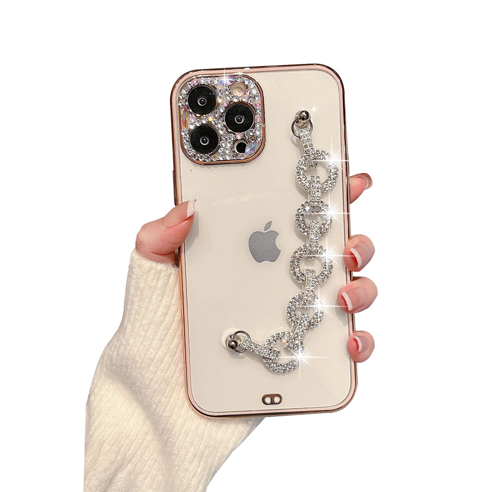 Silver Rhinestone Border