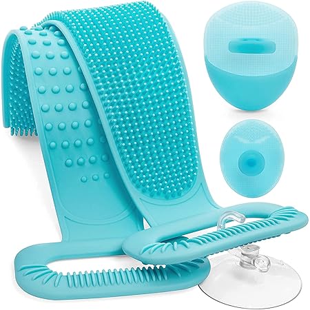 Amazon.com : Silicone Back Scrubber for Shower, Back Scrubber for ...