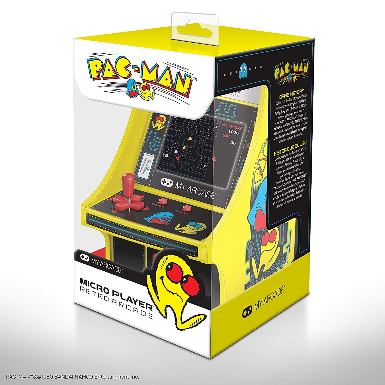 Buy My Arcade Pac-Man Hits Player Handheld Games + Pac-Man 6" Micro ...