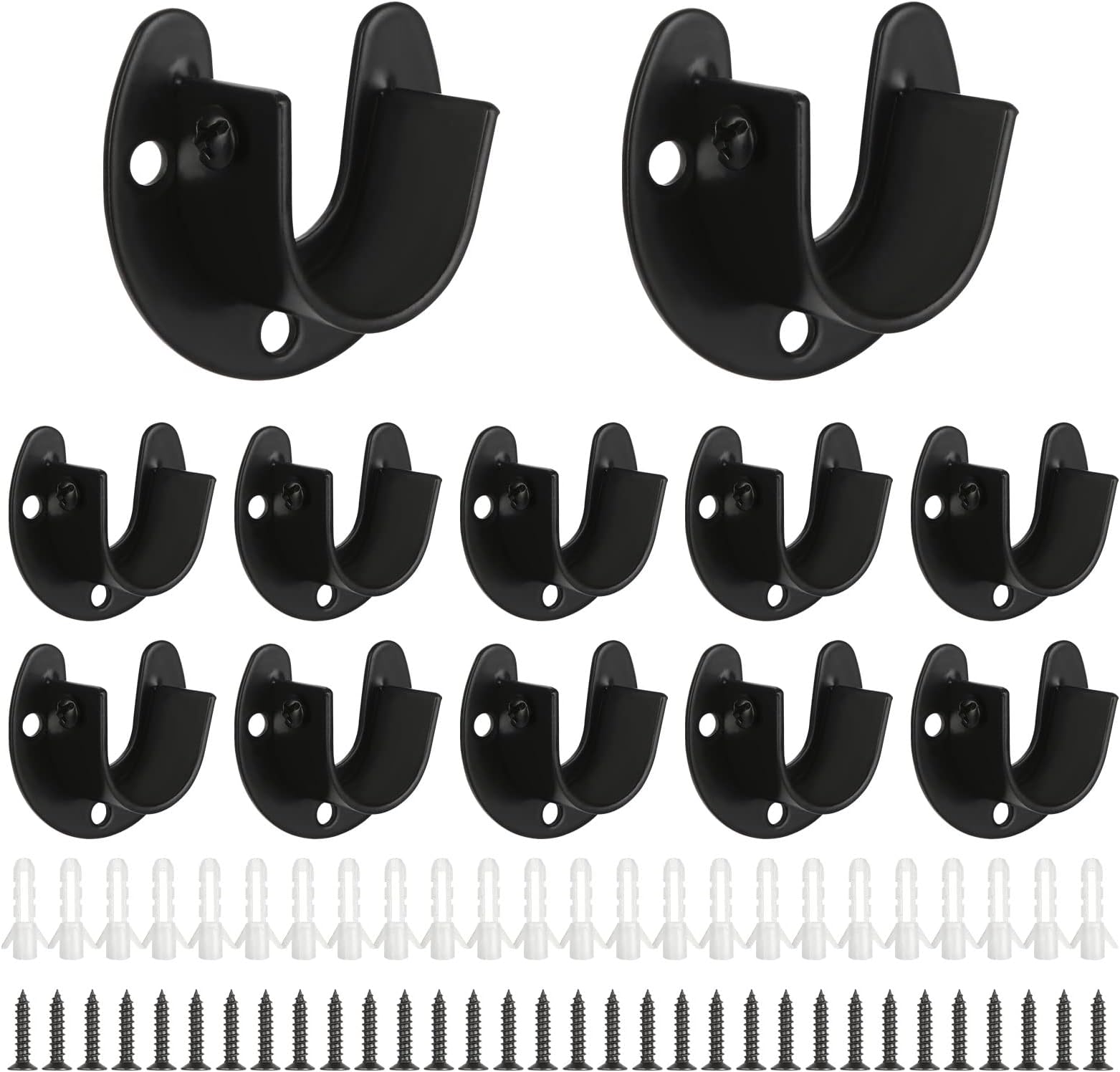 Amazon.com: Coloch 16 Pack Stainless Steel Closet Pole Sockets, 1-1/4 ...