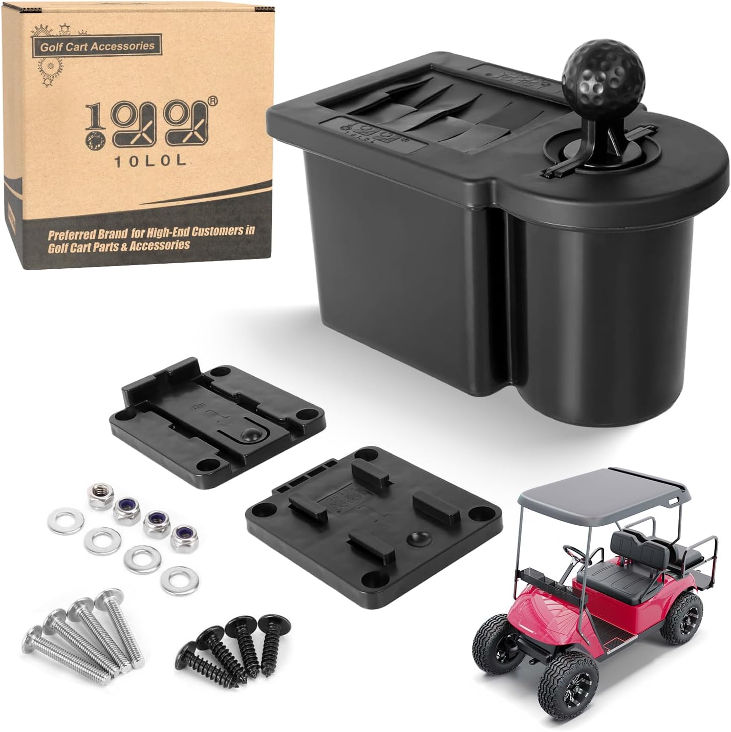 10L0L Golf Cart Ball Washer, Detachable Golf Club Cleaner&Ball Washer ...