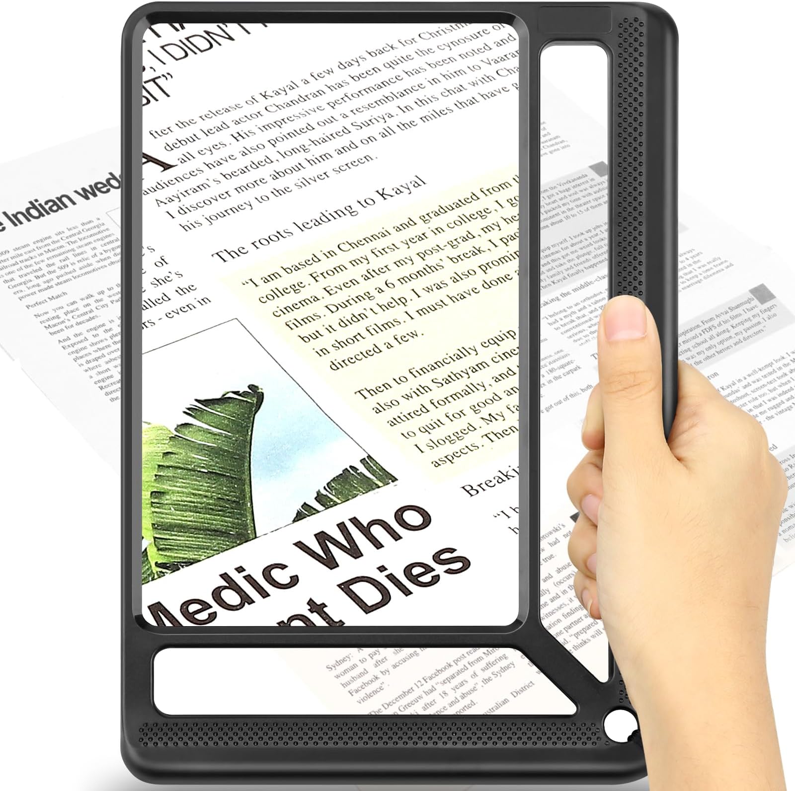 Magnifier Sheet A4 Full Page 3X Large Magnifying Sheet Magnifying ...