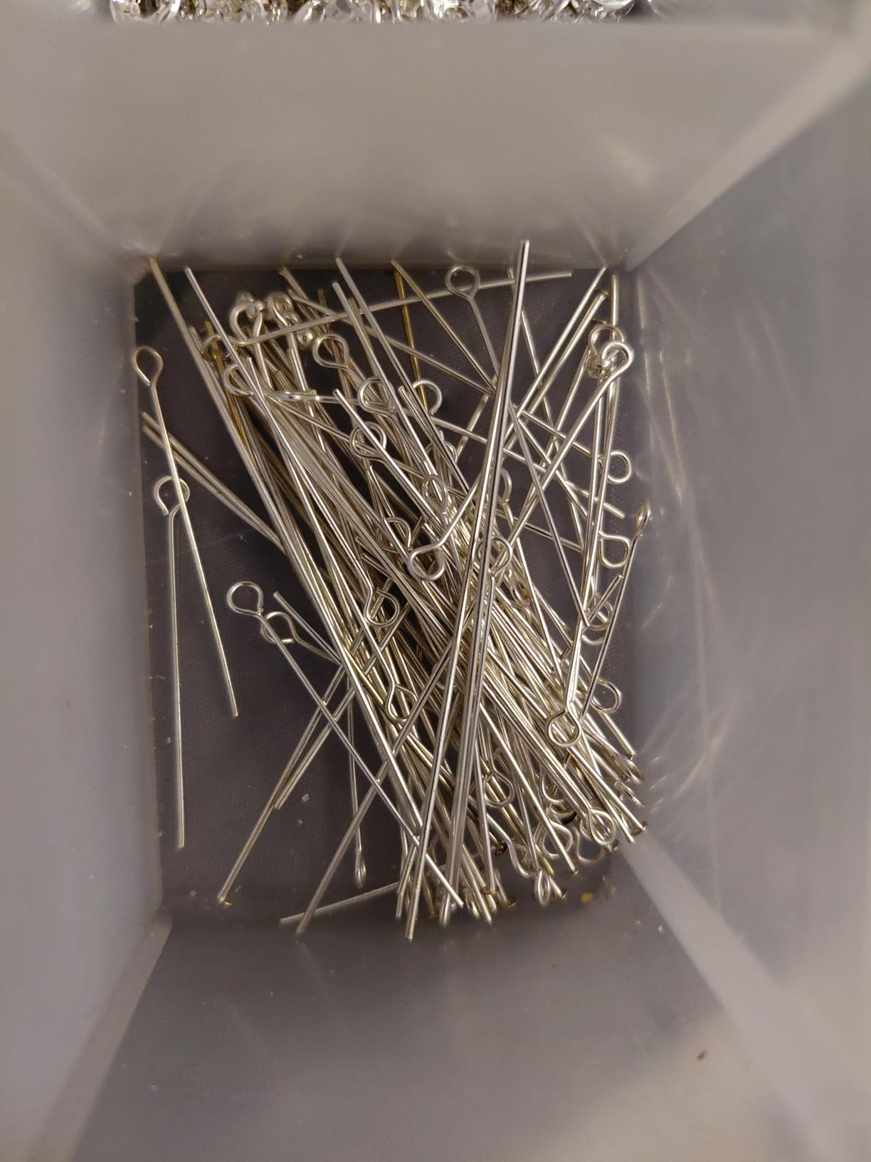 PH PandaHall 560pcs 8 Styles 304 Stainless Steel Eye Pins Head Pins ...
