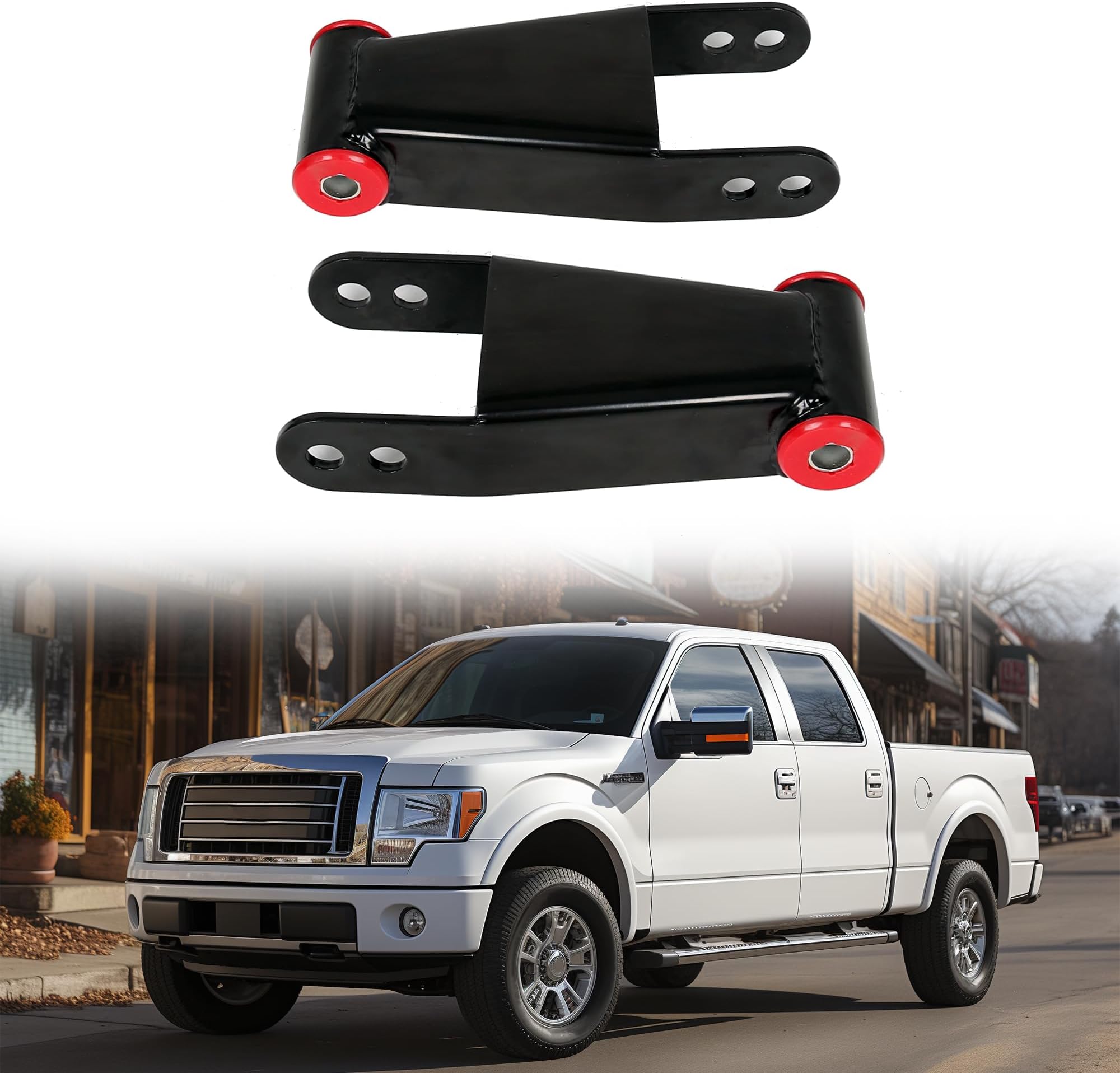 Amazon.com: KUAFU 2-3 inch Rear Drop Lowering Leveling Shackles ...