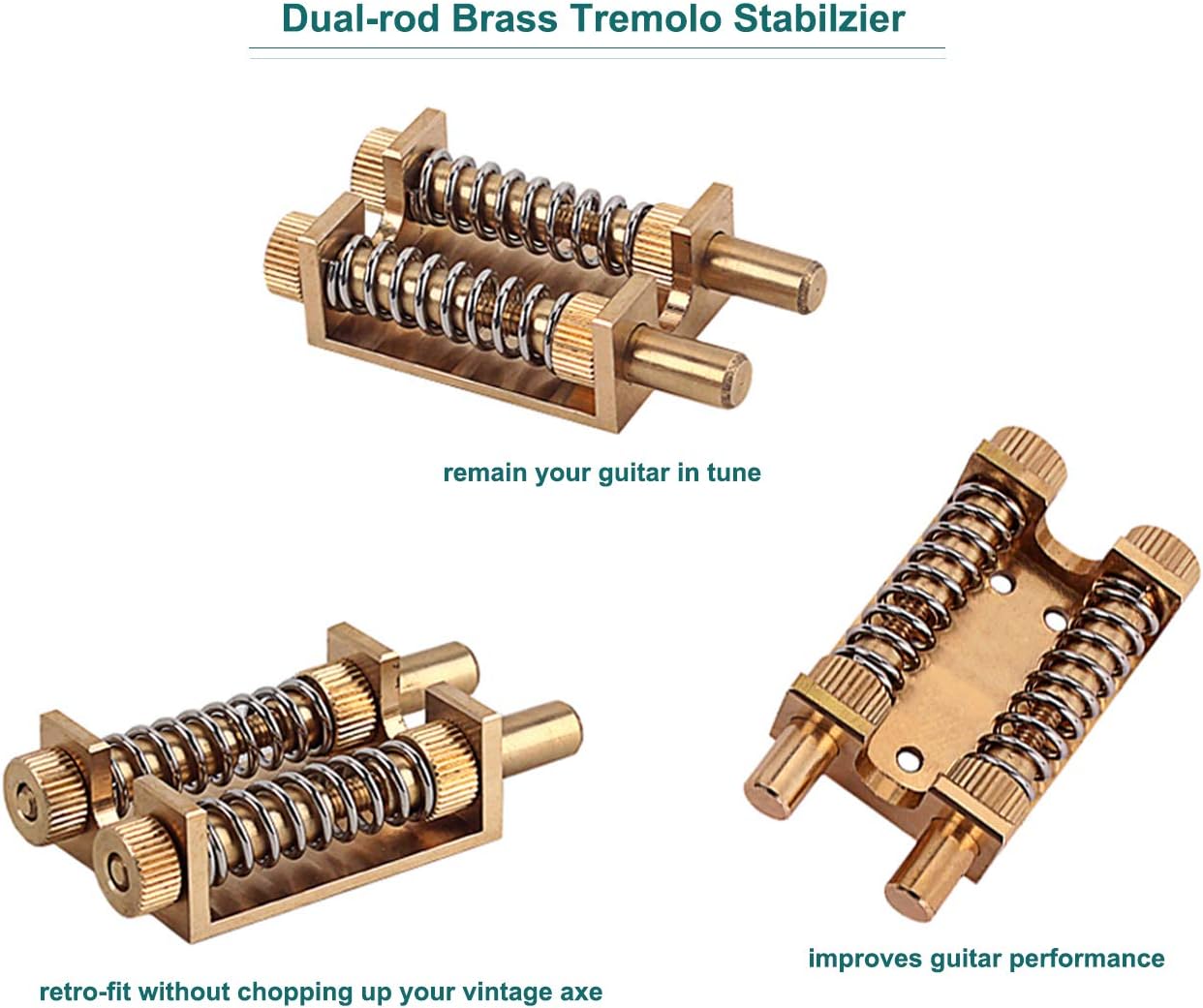 Floating Tremolo Bridge Stabilizer, Dual-Brass-Rod Nepal | Ubuy