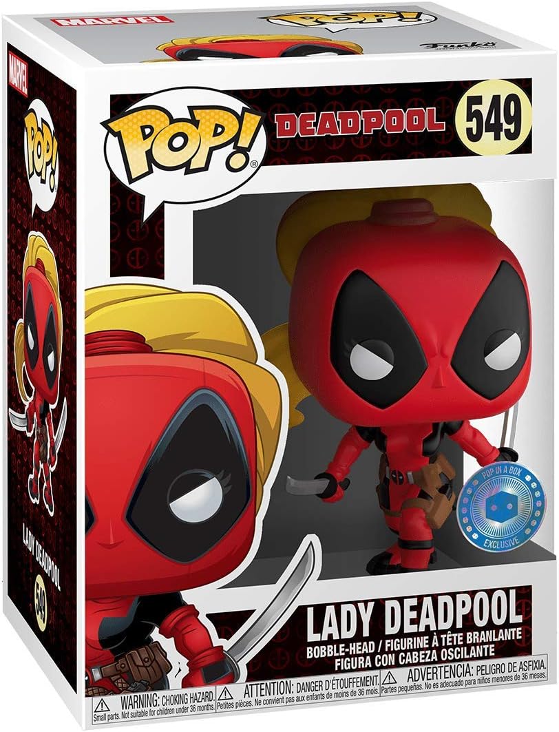 Amazon.com: Funko Pop! Marvel Lady Deadpool Exclusive 549 : Toys & Games