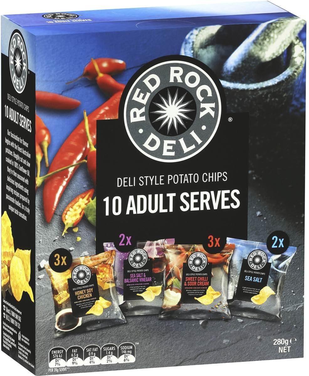 Red Rock Variety 10 Pack 280g : Amazon.com.au