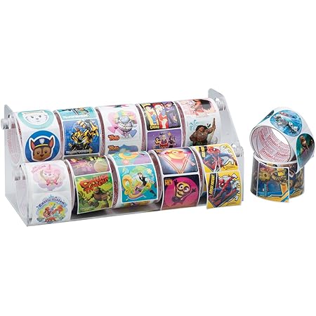 Amazon.com: Roll Sticker Rack-Prizes and Giveaways-1 per Pack : Toys ...