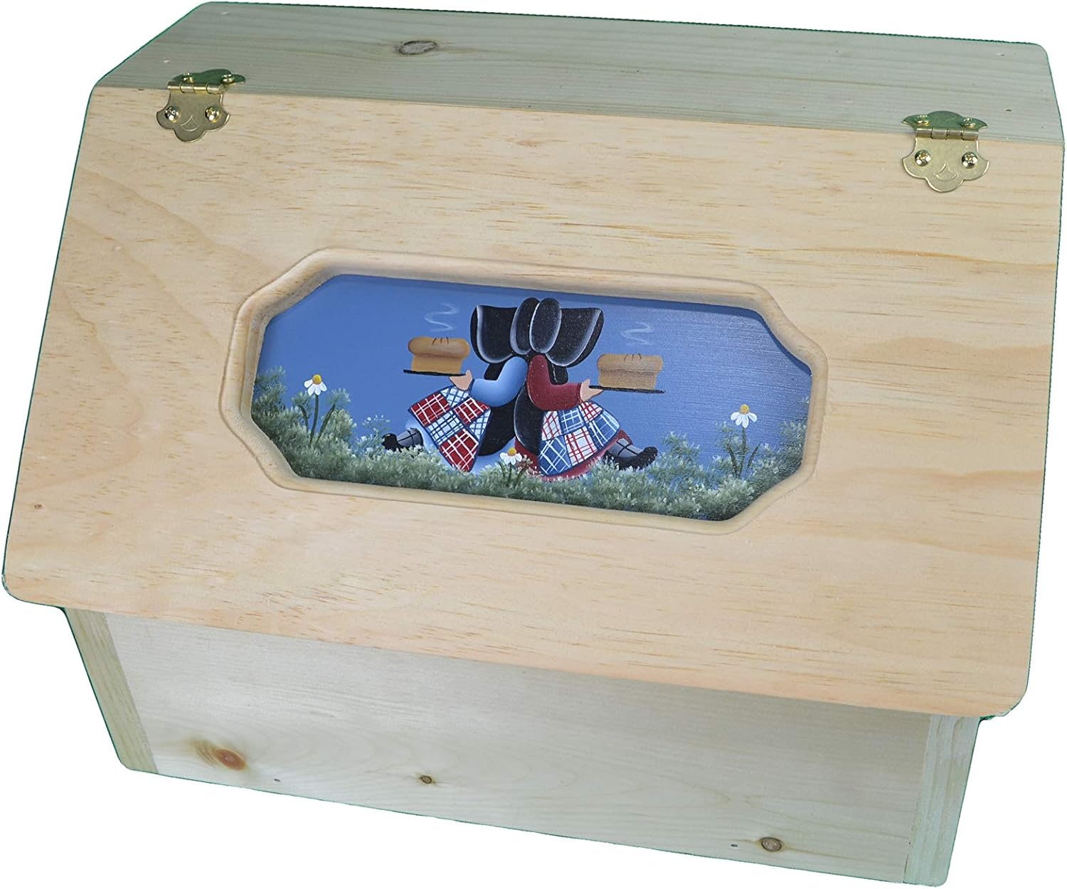Amazon.com: Amish Handcrafted Solid Pine Bread Box.: Home & Kitchen