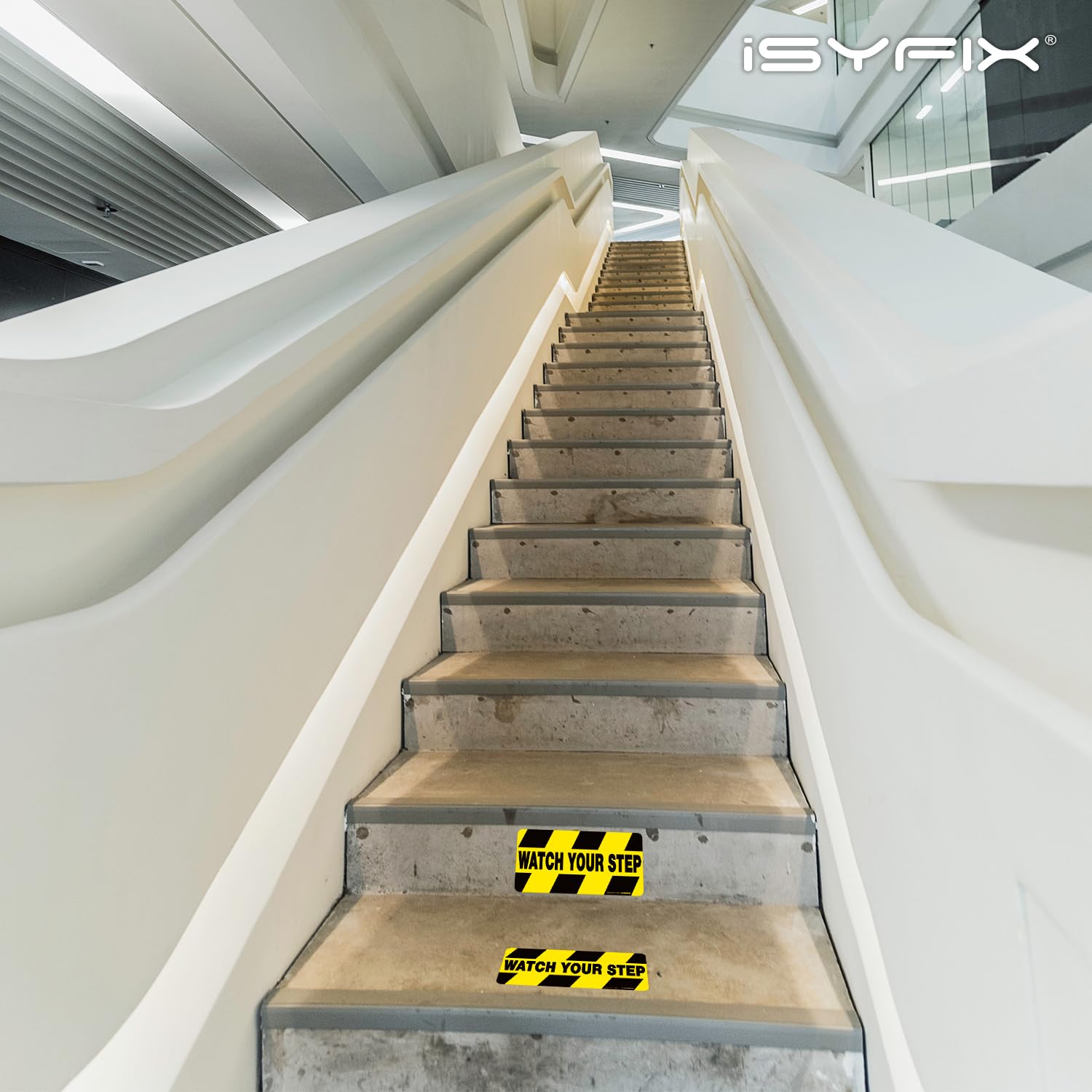 Snapklik.com : iSYFIX Watch Your Step Floor Decals Stickers - 6 Pack ...