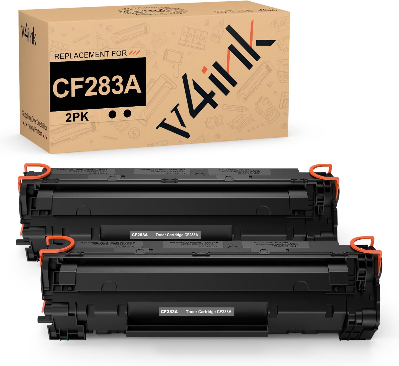 Amazon.com: v4ink Compatible CF283A Toner Cartridge Replacement for HP ...
