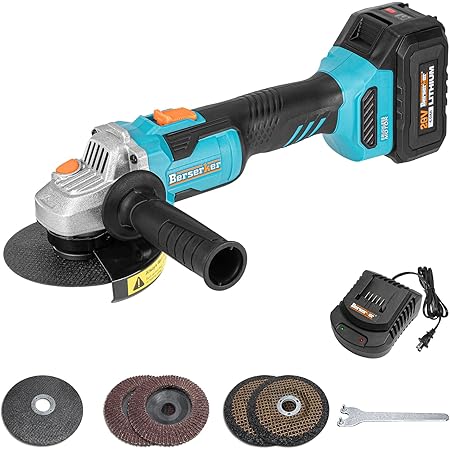 Cordless Angle Grinder Brushless, 20V MAX 4.0Ah Battery Powered Angle ...