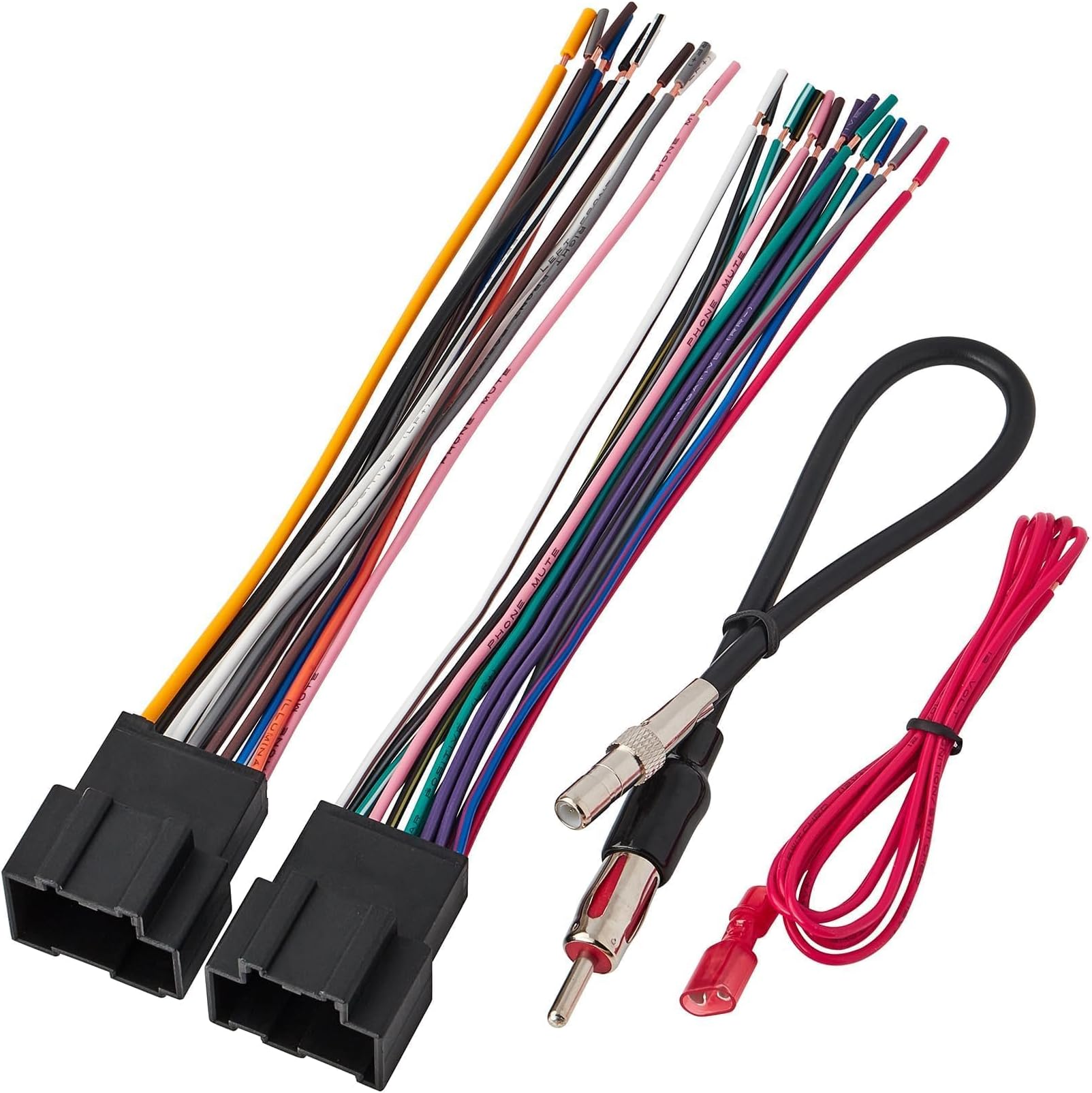 Amazon.com: NuIth Radio Wiring Harness with Antenna Adapter Fits for ...