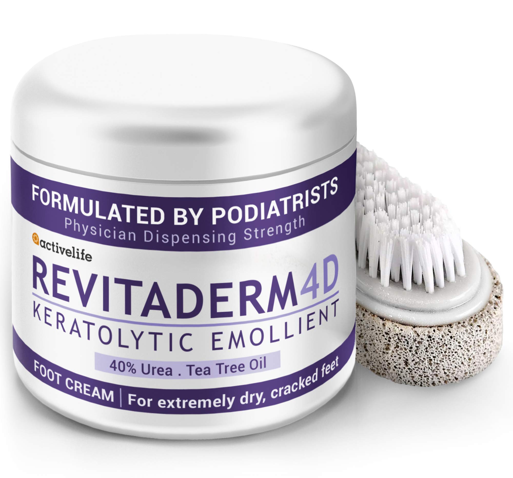 Revitaderm Urea Foot Cream 40 Percent For Dry Cracked Feet, Hands ...