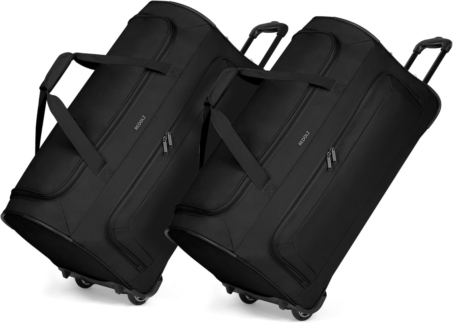 REDOLZ zwei große L Trolley-Reisetaschen mit Rollen | 83 Liter - 71 cm ...