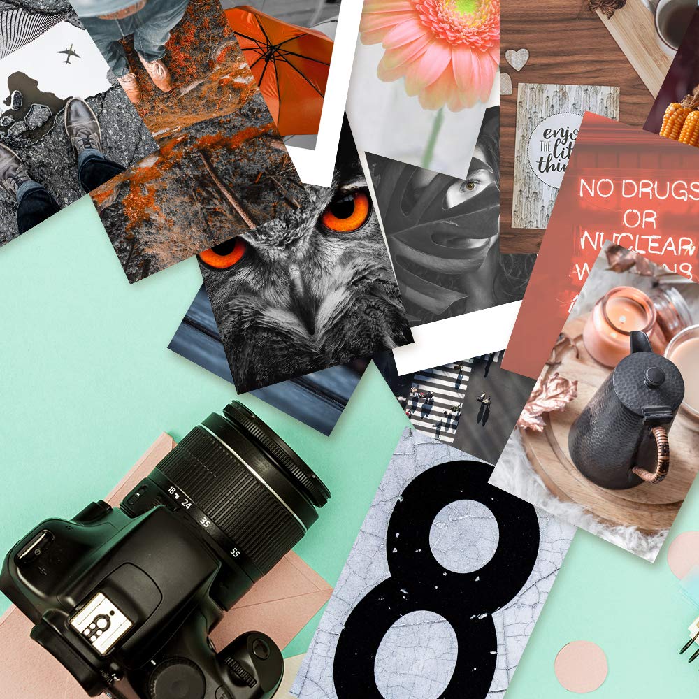 Collage Kit 100 Photos for Wall Aesthetic | Wall Collage Kit Aesthetic ...