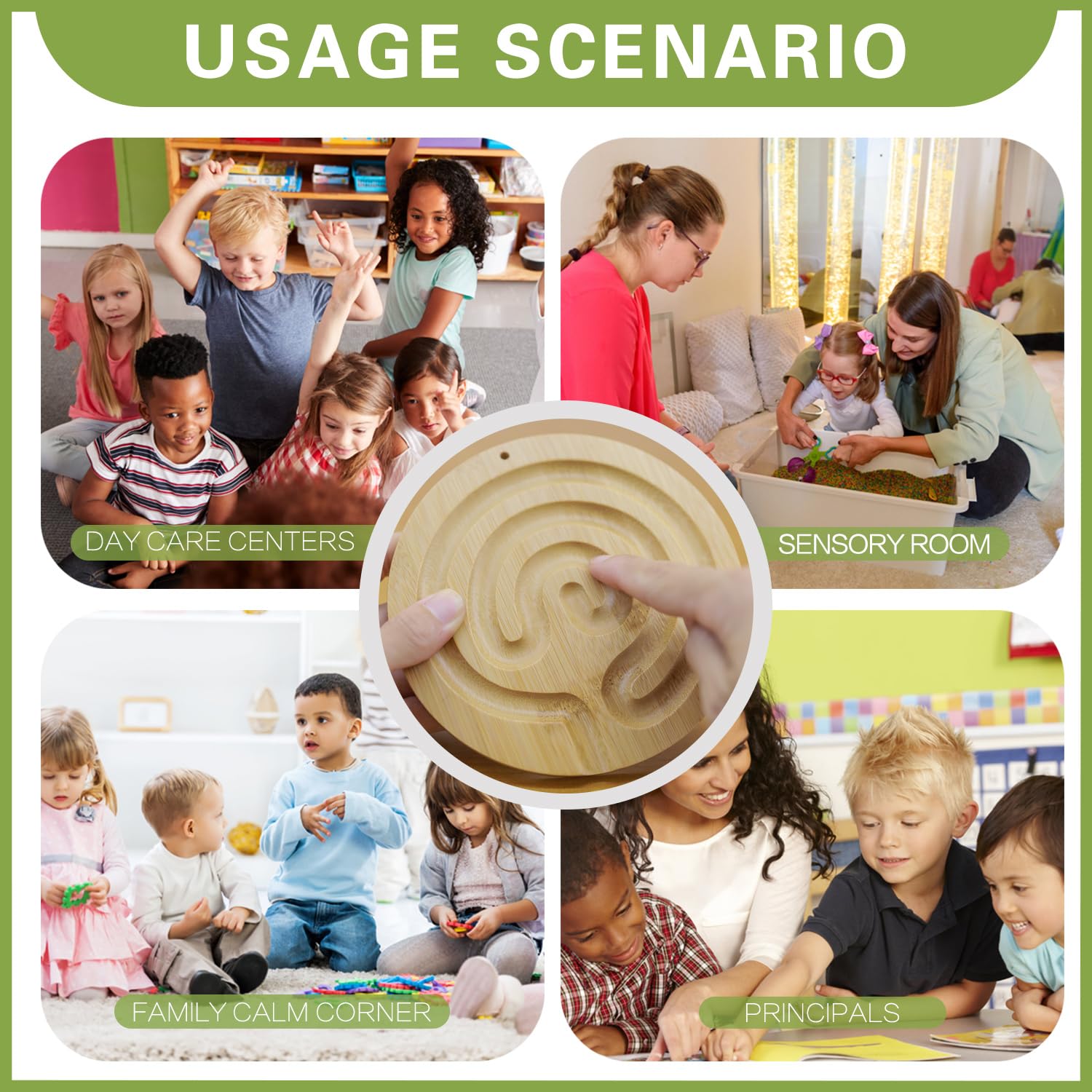 Snapklik.com : Breathing Board Mindfulness Tools Sensory Board