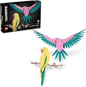 LEGO Art The Fauna Collection – Perroquets ara, œuvre d'art murale ...