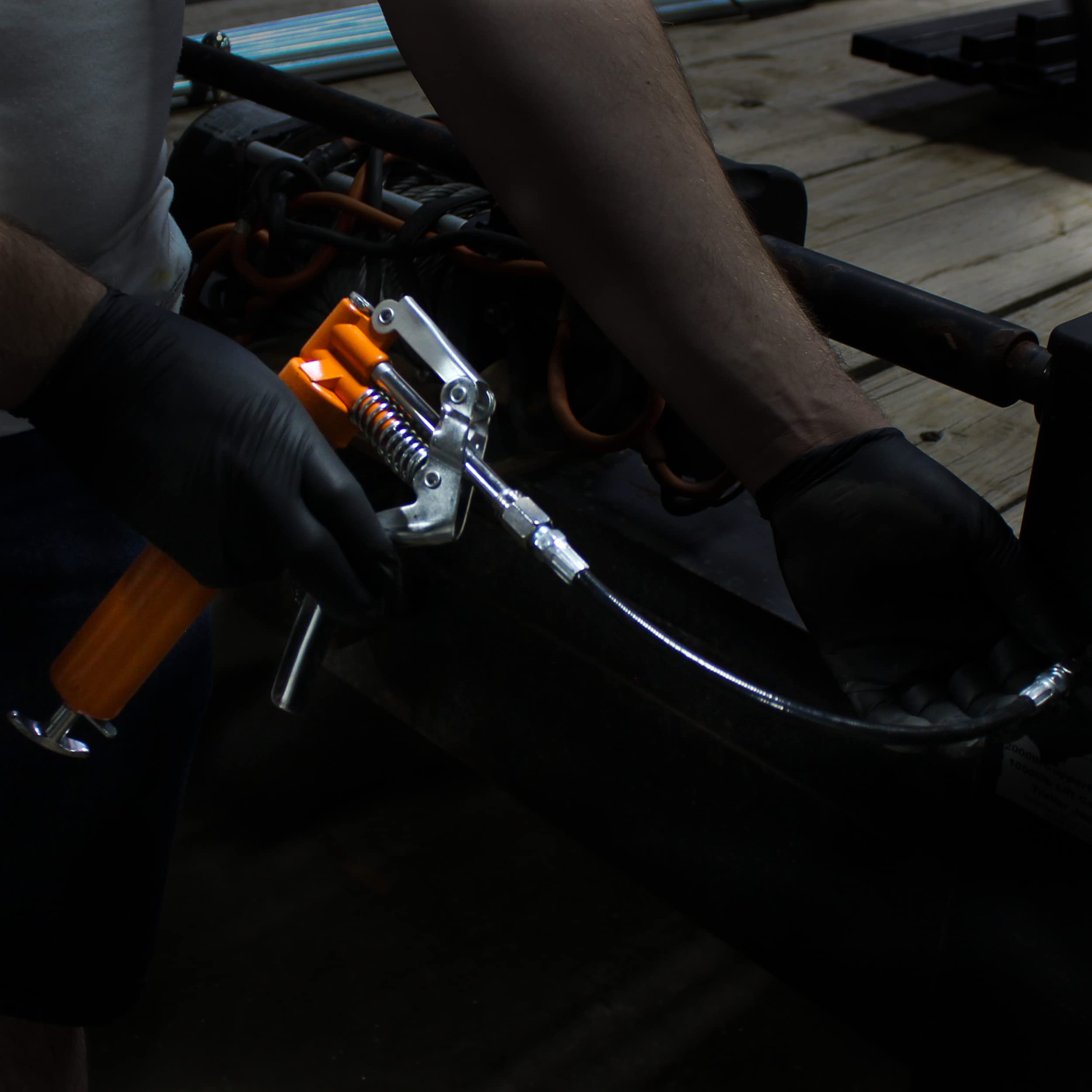 Snapklik.com : ABN Pistol Grip Grease Gun Kit - 2900 PSI Manual Grease ...