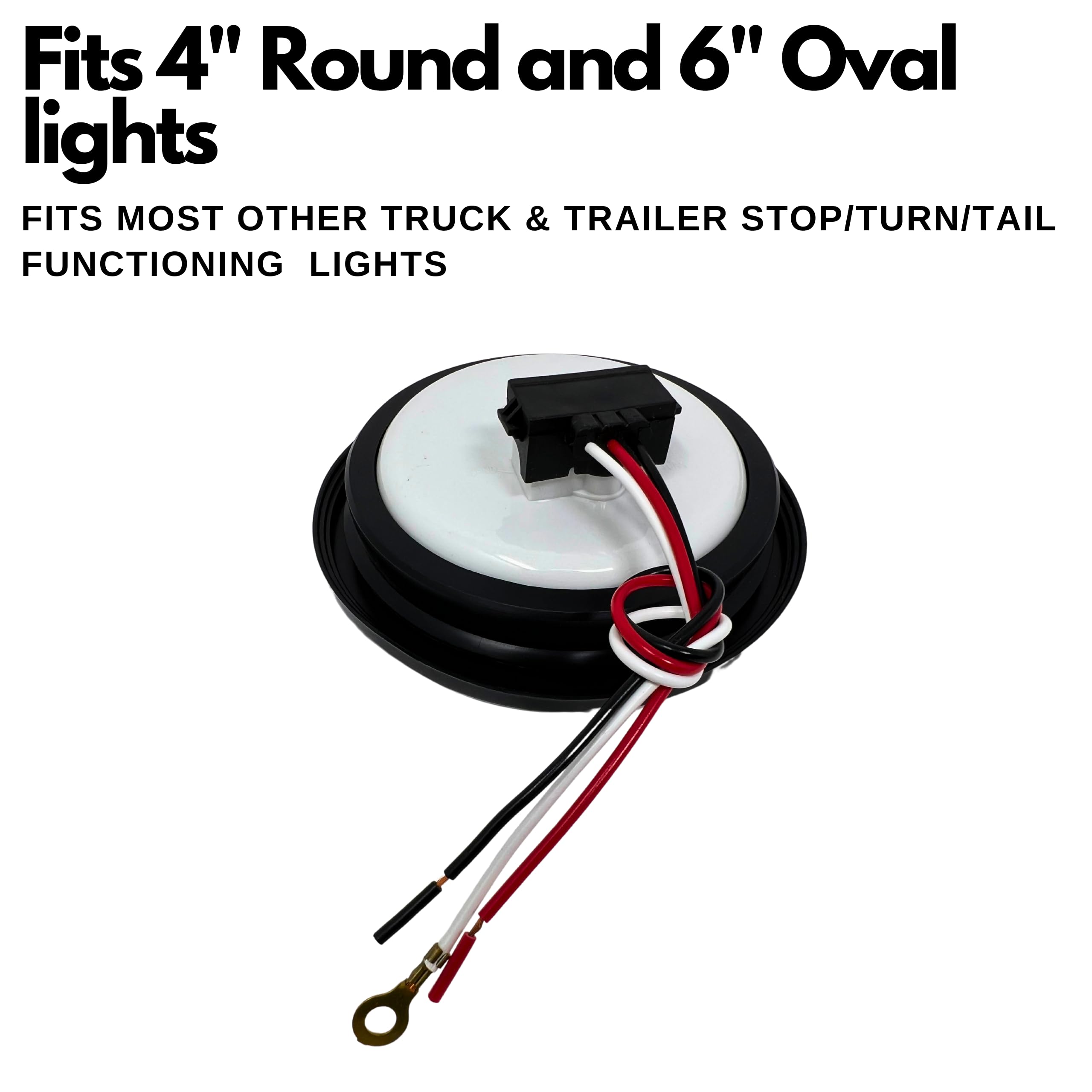 Tail Light Harness 20 Pack 3-Wire Plug Truck Trailer Light Connectors ...