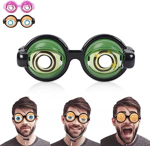 Amazon.com: Unichild Googly Eye Glasses With Big Eyes On Them Funny ...