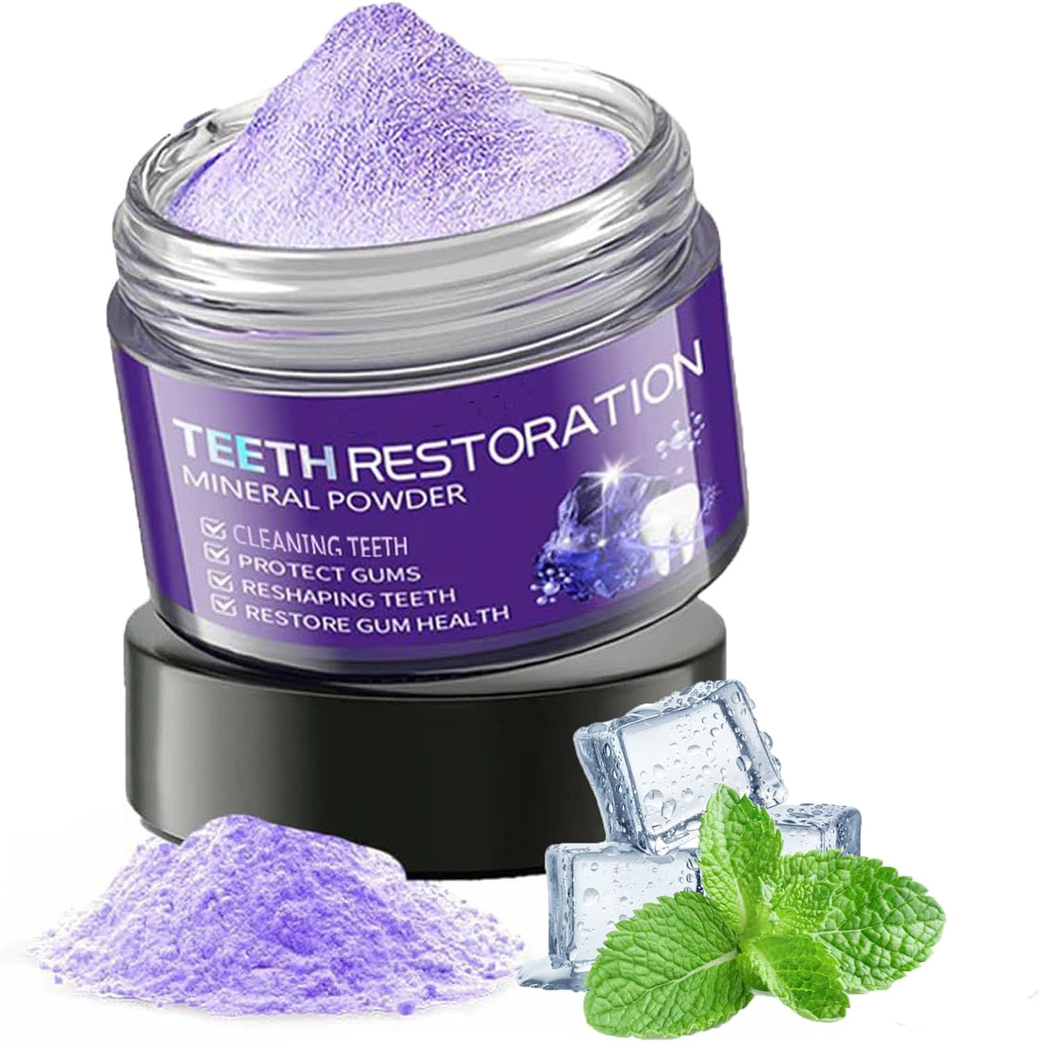 Amazon.com: Kisshi Dental Restoration Mineral Powder, Natural Teeth ...