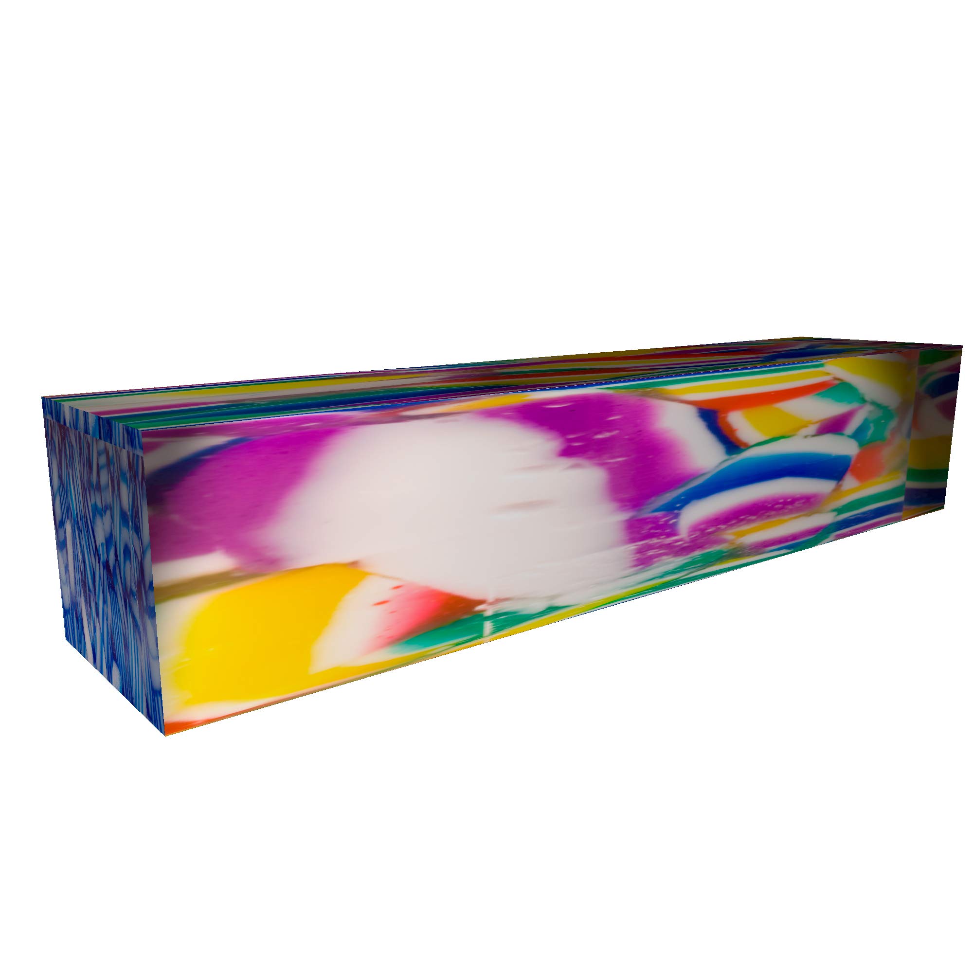 Amazon.com: Color Splash Acrylic Pen Blank 3/4" x 3/4" x 5" Per Blank ...